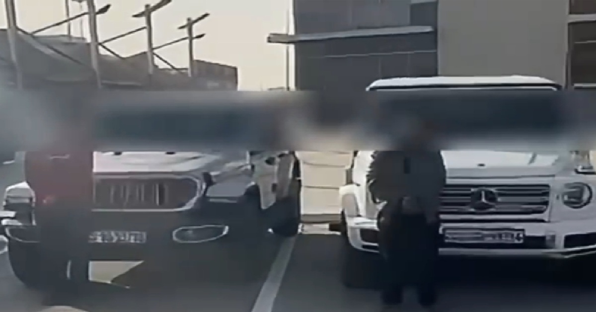 luxury car reckless driving