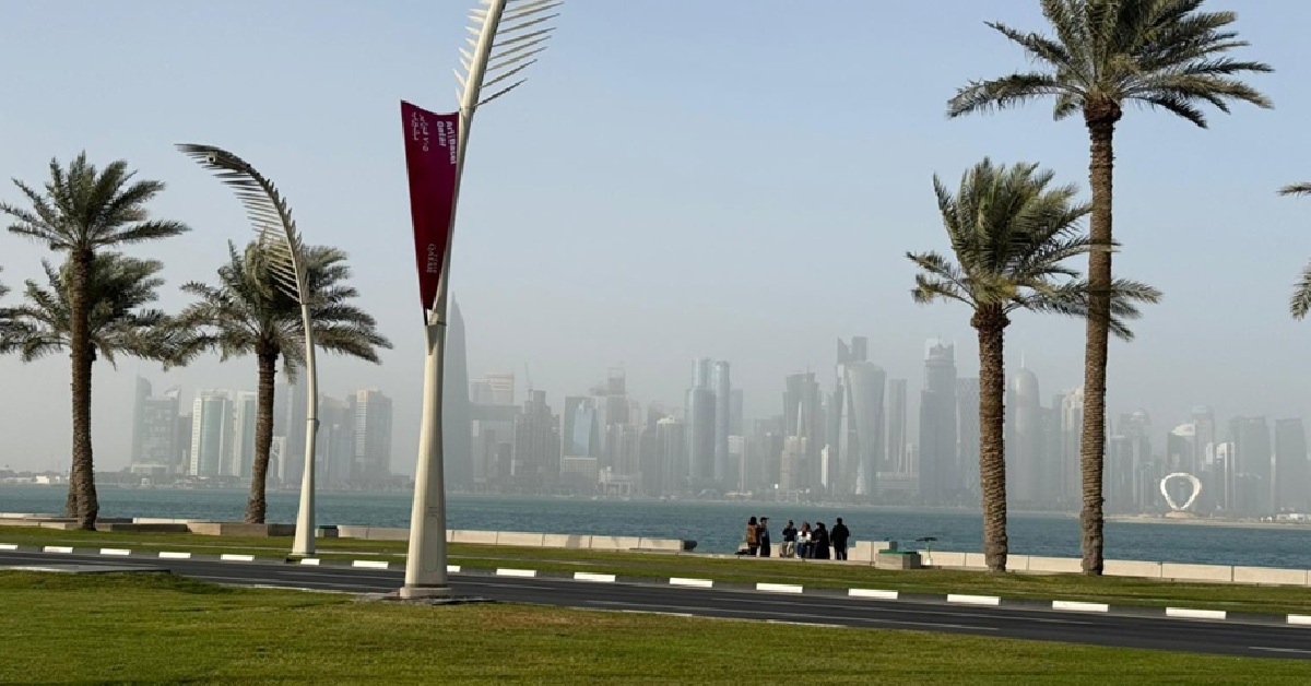 Qatar weather warning strong winds waves 2026