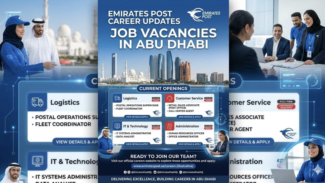 Emirates Post Career Updates– Job Vacancies in Abu Dhabi - Pravasi News ...
