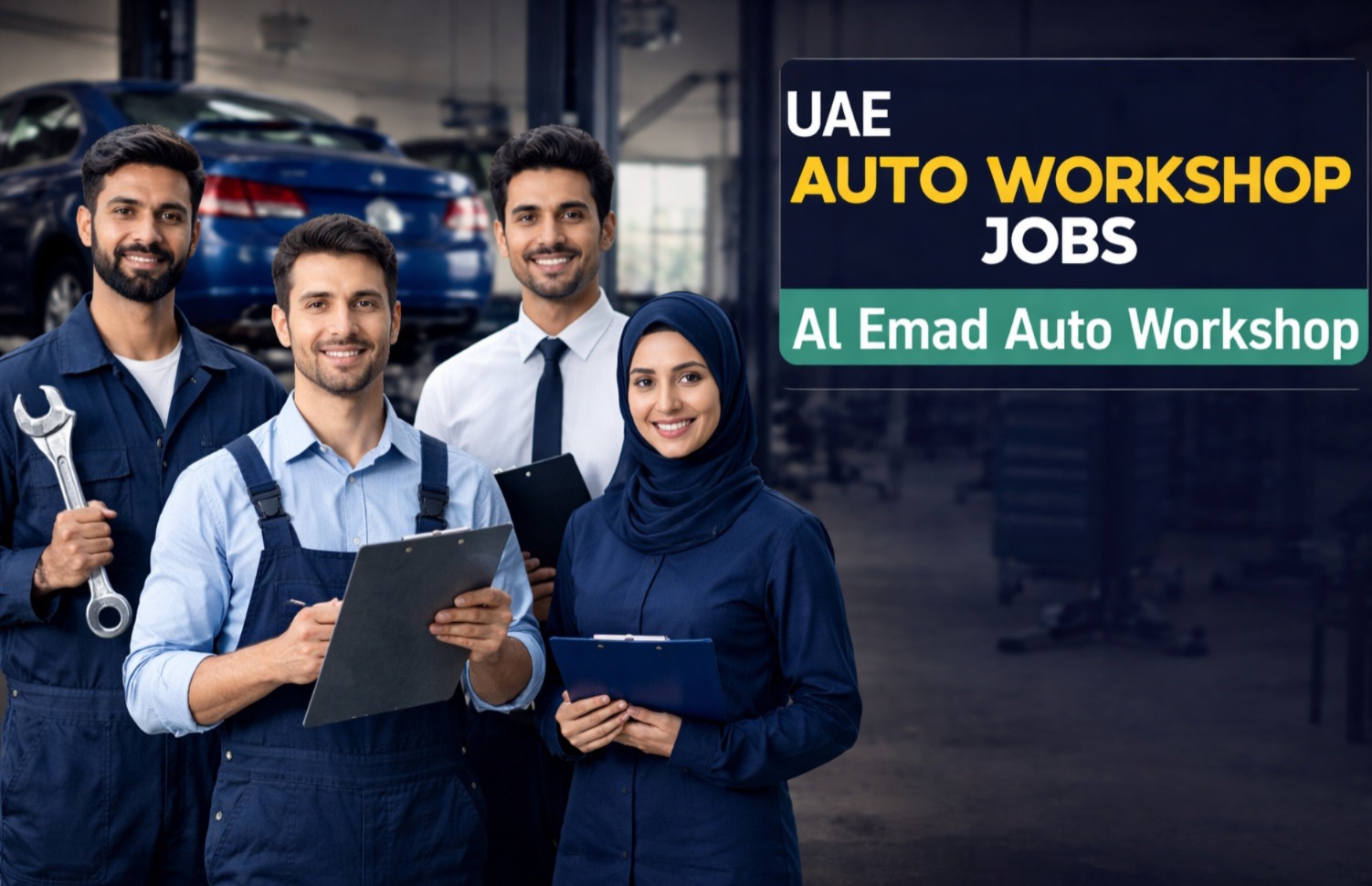 UAE Auto Workshop Jobs 2026: Al Emad Hiring Mechanics & Staff – Apply ...