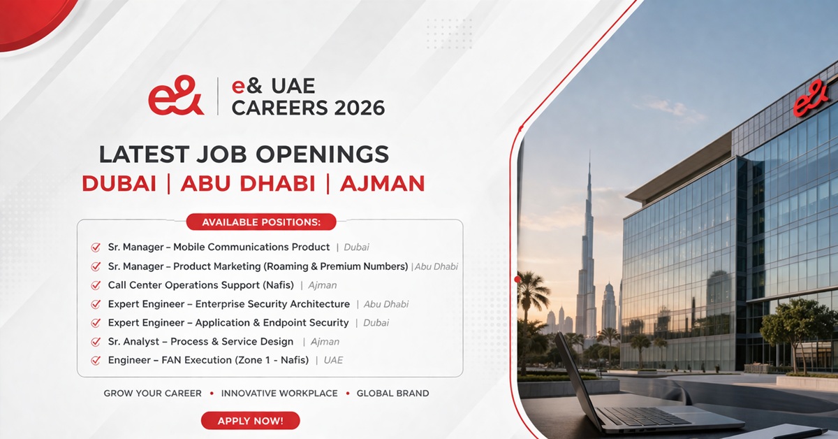 e& UAE Careers 2026