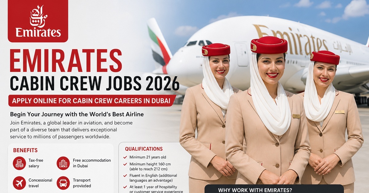 Emirates Cabin Crew Jobs 2026