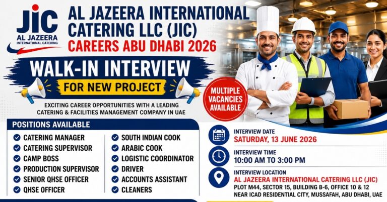 Al Jazeera International Catering Careers